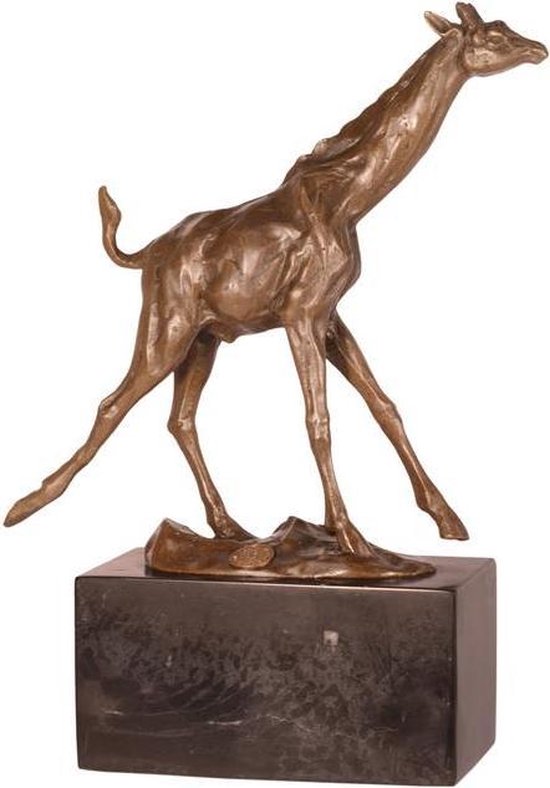 Giraf - Bronzen beeld - Modern sculptuur - 25,9 cm hoog | bol