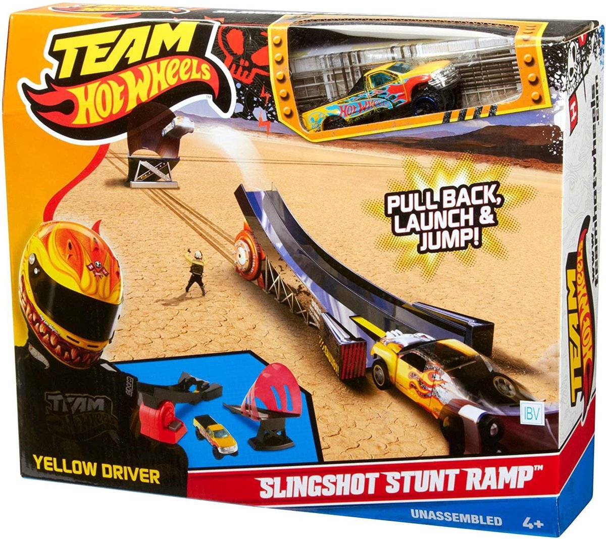 Hot Wheels - Slingshot Stunt Ramp - Met 1 auto - Speelset | bol