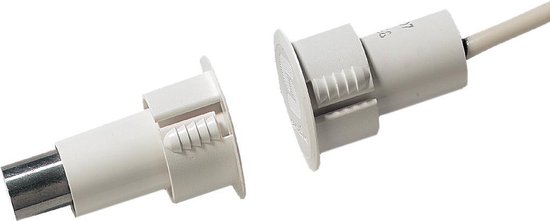 Aritech Inbouwcontact - Zelfborgend met flens - Afstand 9 mm - DC124 | bol