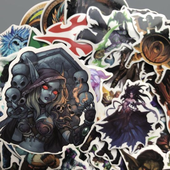 World of Warcraft stickers - 50 stuks - Game sticker pakket. | bol.com
