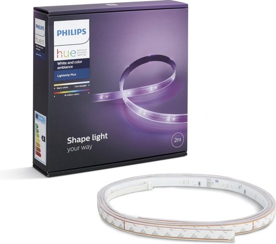 Philips Hue LightStrip Plus 2 meter - Led Strip - White and Color ...