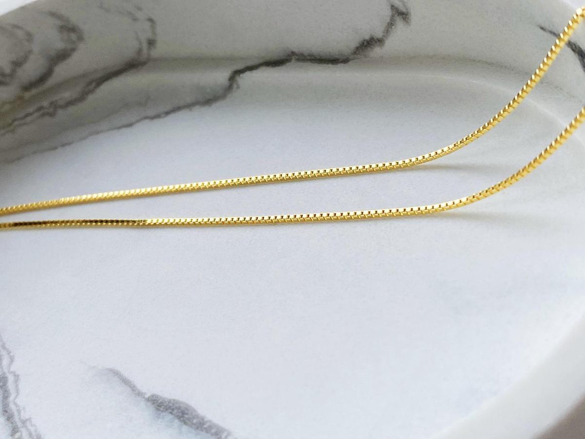 Box Chain Ketting Goud | bol