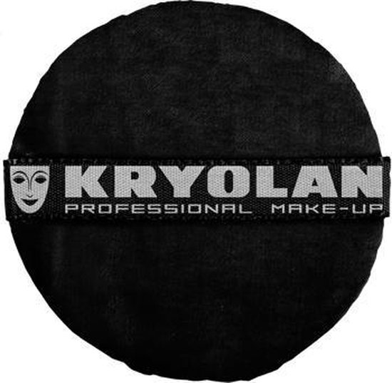 Kryolan powder puff 8 cm zwart | bol