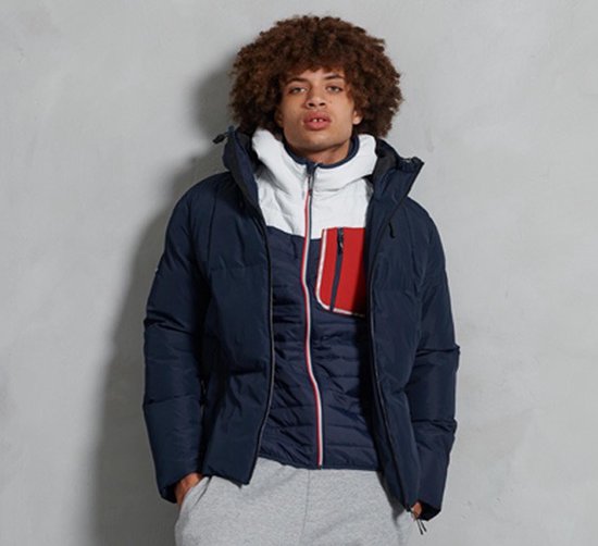 Superdry Evolution Puffer Heren Jas - Maat M | bol.com