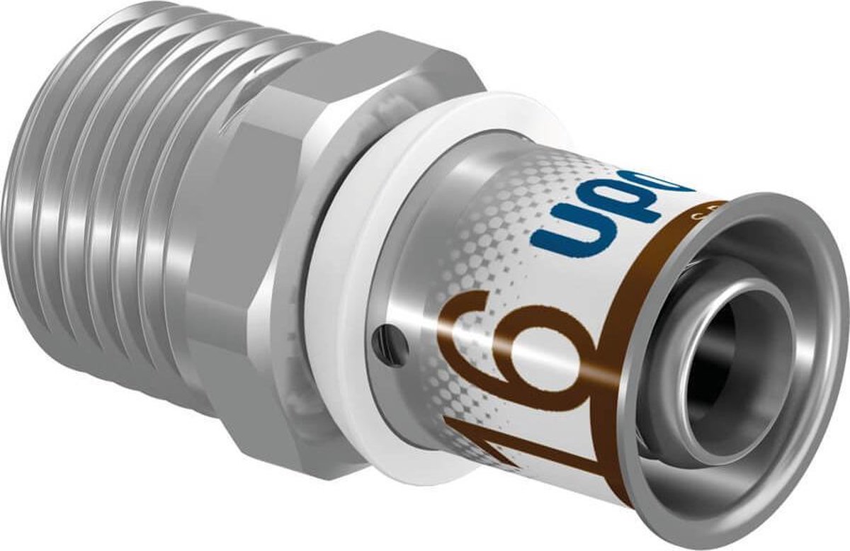 Uponor S-Press Plus puntstuk - 16 mm pers x 15 mm klem | bol.com