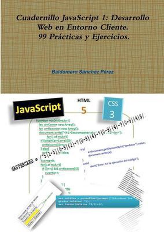 Cuadernillo JavaScript 1 | 9780244727376 | Baldomero Sanchez Perez ...