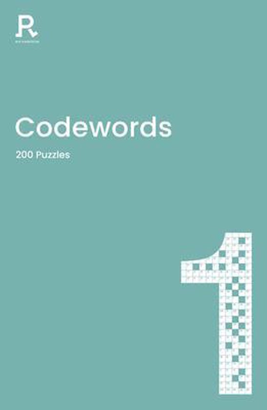 Codewords Book 1: A Codeword Book for Adults Containing 200 Puzzles, Richardson... | bol.com