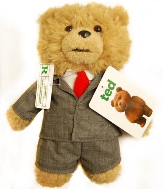 Ted 20cm Talking Plush in Suit | bol.com