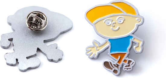 Het lopertje Speld - pin - broche - aluminium - wandelen ...