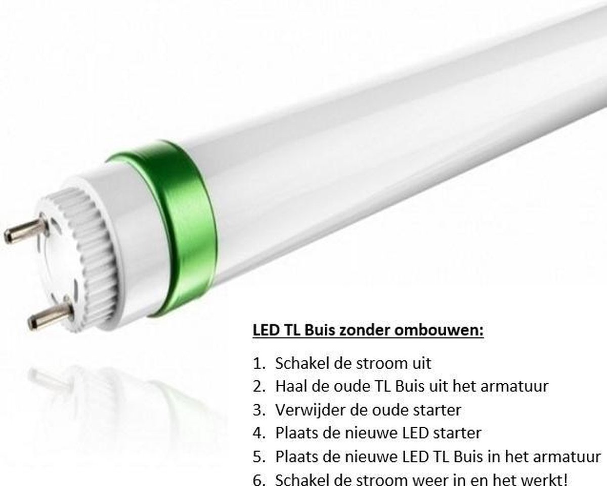 LED TL Buis | 60 cm | 10W | 3000K | HIGH | bol.com