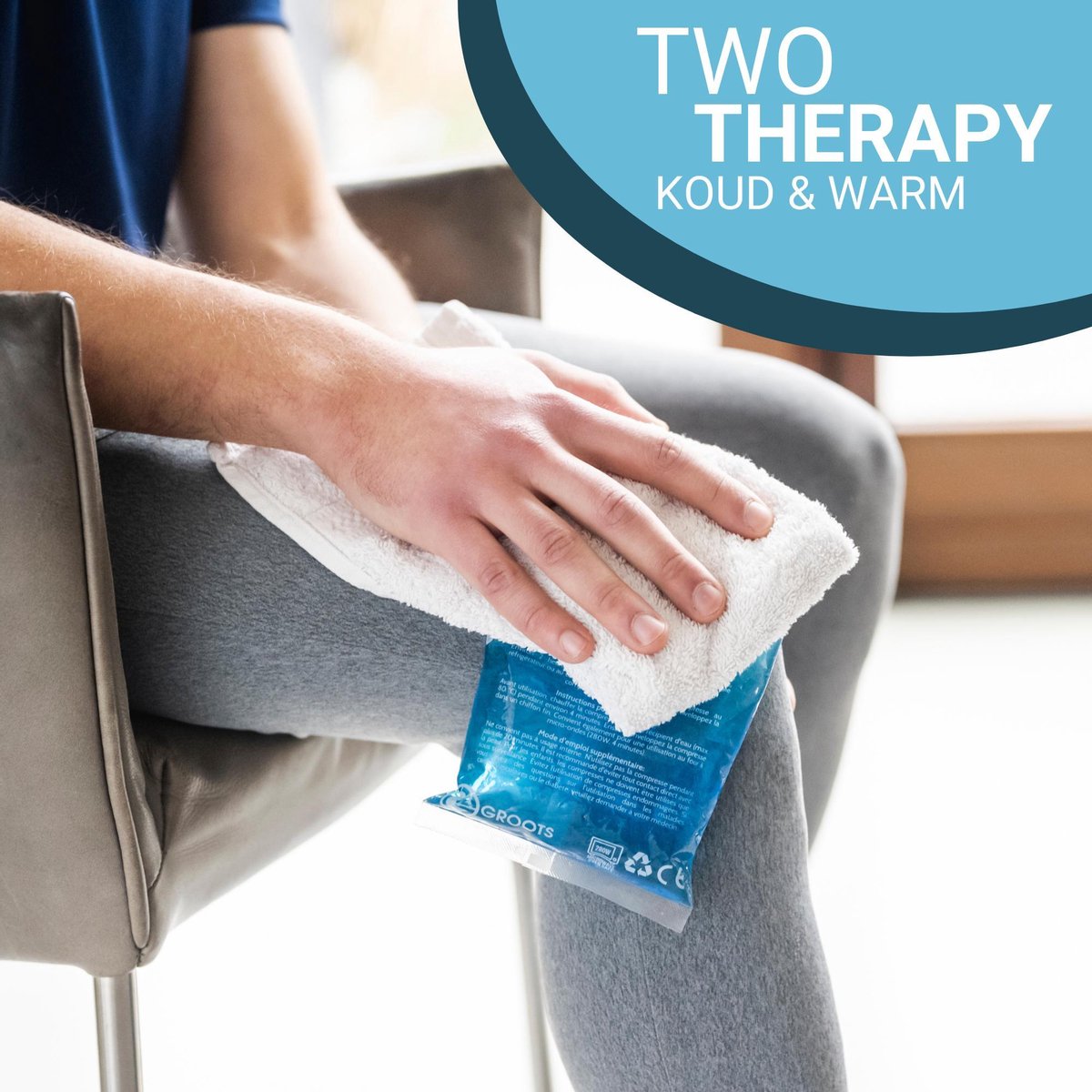 Groots® Warm-Koud Kompres –Inclusief 8x TwoTherapy™ Gel Pack – Hot en ...