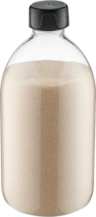 Scrubzout Amandel 650 gram met zwarte dop - set van 6 stuks | bol.com