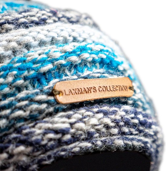 Wollen Muts met Fleecevoering Blauw | bol