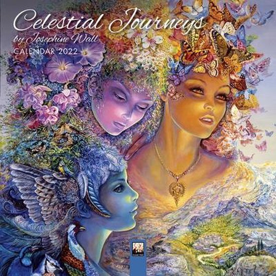Celestial Journeys by Josephine Wall Mini Wall calendar 2022 (Art Calendar) |... | bol