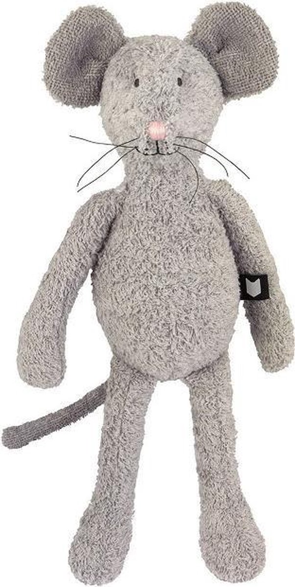 HEBE - knuffeldier - muis - grijs | bol.com