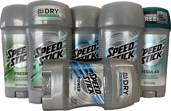 Men Speed Stick Deodorant Sticks - Ultimate 6 star collectie - 6 x 85 ...