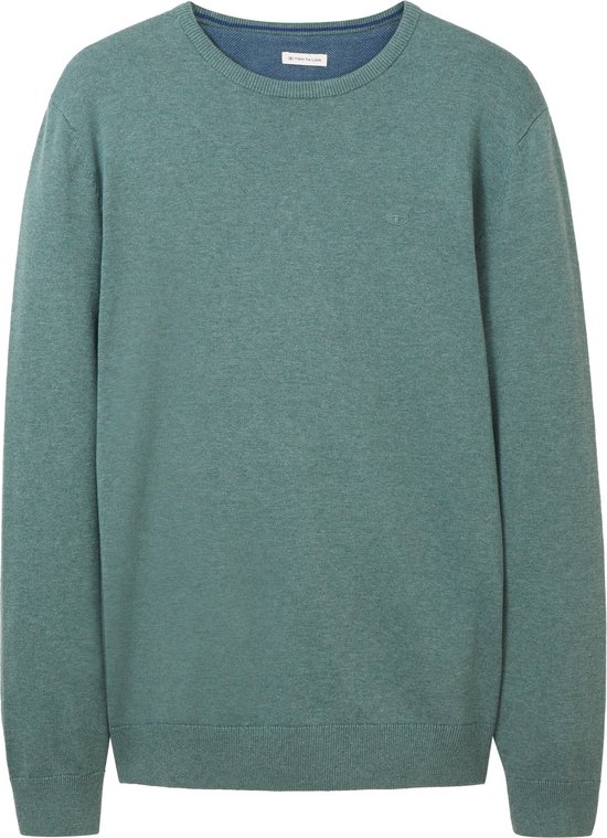 TOM TAILOR basic crew neck sweater Heren Trui - Maat XXL | bol