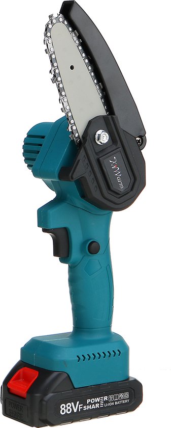 4'' 1200W Accu Kettingzaag Motor Kettingzaag Enkele Handzaag incl ...