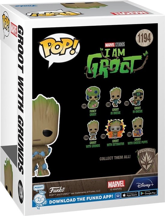 Guardians Of The Galaxy I Am Groot Groot With Grunds Vinyl Figuur Nr