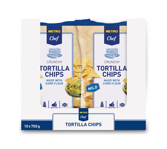 METRO Chef Tortilla chips mild 10 x 750 gram | bol