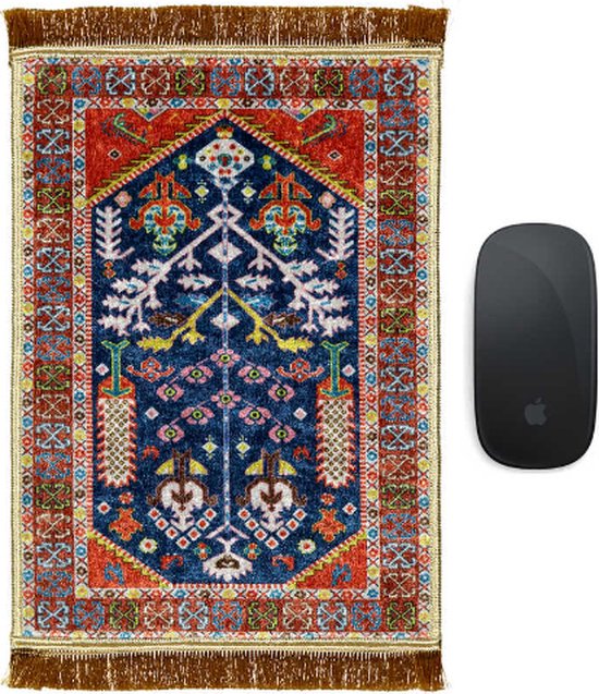 Perzique Muismat clared klein tapijt muismat rood | bol.com