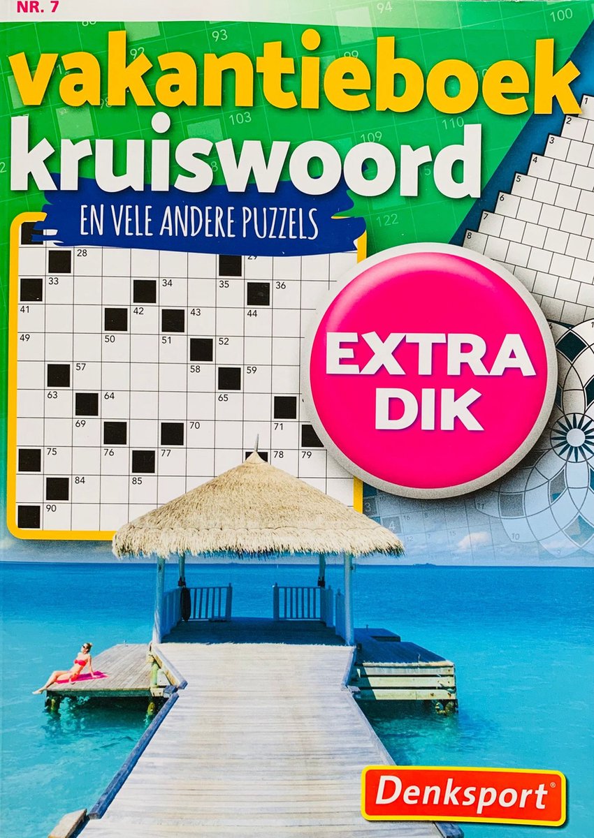 Denksport XL Vakantieboek - Puzzelboek - Kruiswoord puzzels - En vele ...