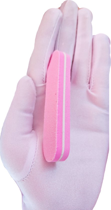 Roze nagel vijl blok kunstnagels vijlen nagels vijl - 9cm - | bol