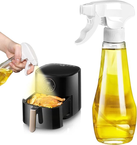 Nieuwe oliesproeier zwarte oliespuitfles, 200 ml opgewaardeerde ...