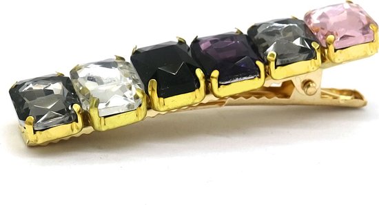 Haarspeld met Kralen - Haarclip - 6 cm - Multicolor | bol.com