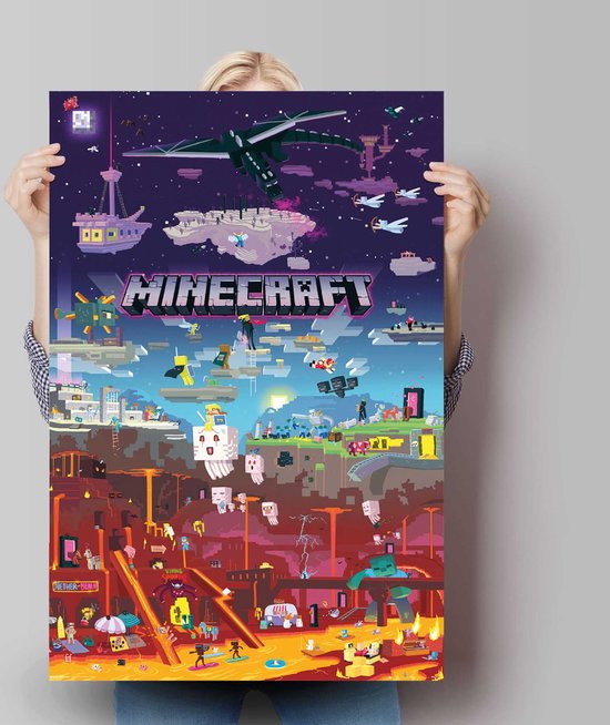 Poster Games Minecraft 91,5x61 cm | bol