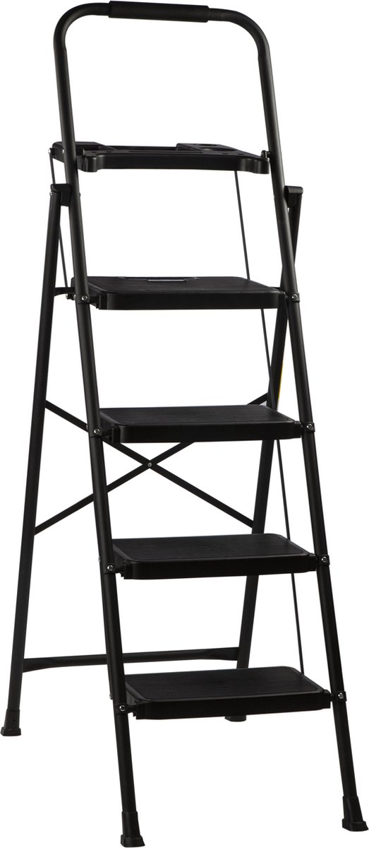 Kibani Keukentrapje Deluxe - 4 Treden - Huishoudtrap - Keukentrap ...