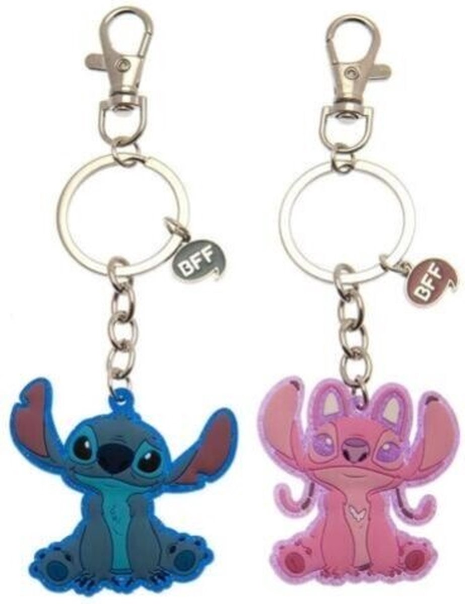 Disney Stitch & Angel BFF Dual Keychains | bol.com