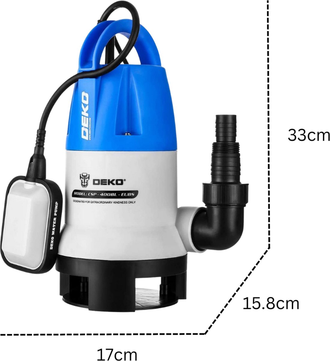 Vlakzuigpomp - Dompelpomp Vuil Water 3 In 1 - Vijverfilter ...