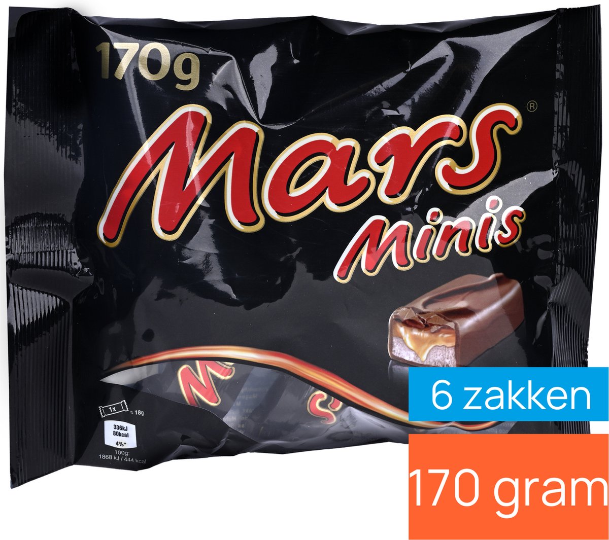 2 zakken Mars Mini's 170g | bol