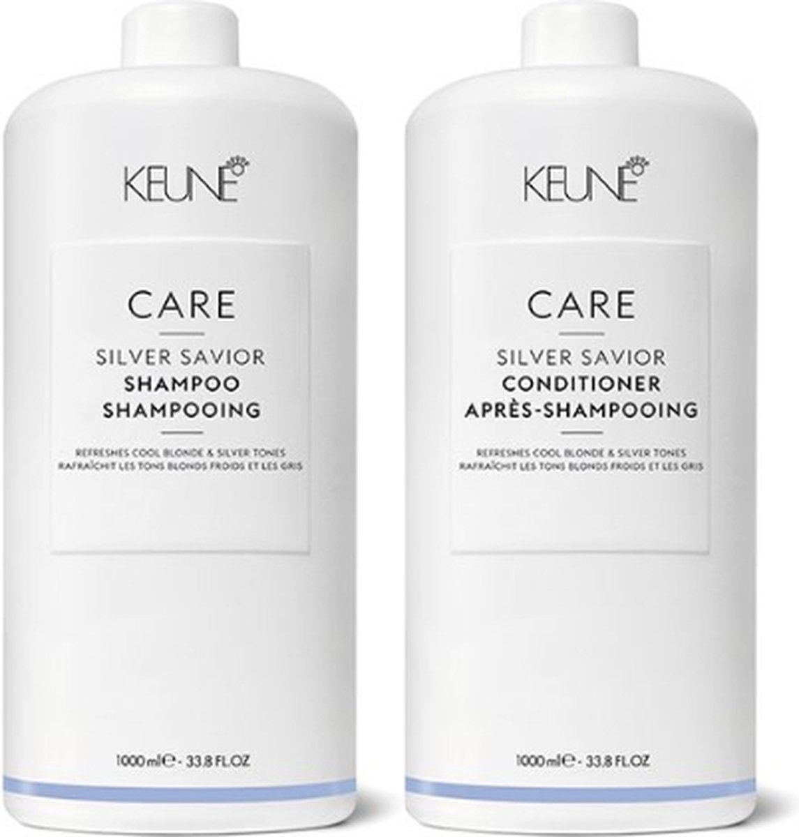Keune Care Silver Savior Shampoo 1000 ml & Conditioner 1000 ml | bol