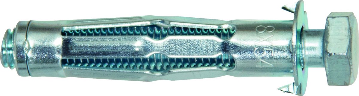 Fischer Hollewandplug metaal M8(12x54) | bol.com