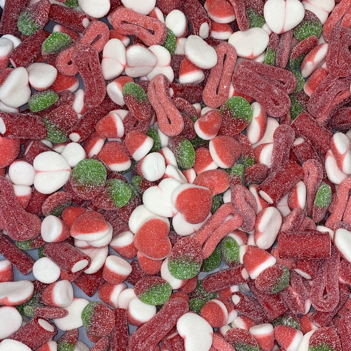 Gesuikerde Aardbei Snoepmix - 1 Kilogram - Snoep - Snoepgoed - Snoeppot ...