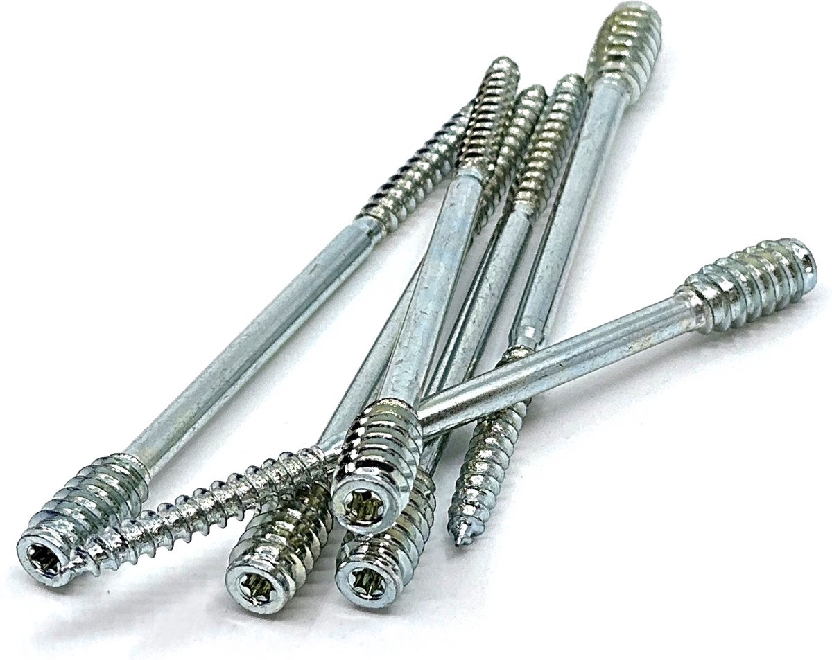 UFAST afstandschroef - Ø 6 x 150 mm - Verzonken kop - Torx - Verzinkt - 10 stuks | bol.com