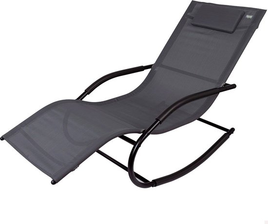 Solstol Aktive Zwart 158 X 83 X 56 Cm | bol