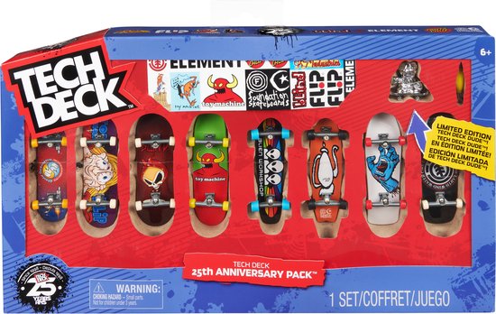 Tech Deck 25th Anniversary Pack 8-Pack | bol