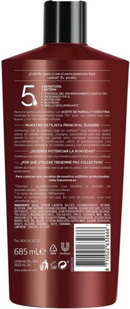 Straightening Shampoo Tresemme Keratine (685 ml) | bol.com