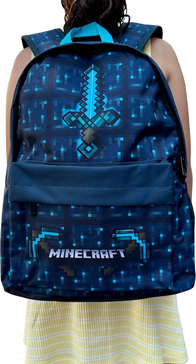 Rugzak Minecraft - Backpack - Rugtassen - Schooltassen - Zwaard Logo | bol