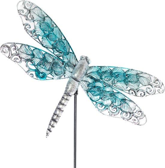 Metalen Libelle 30 x 17 cm Met PatroonAnna's Collection | bol.com