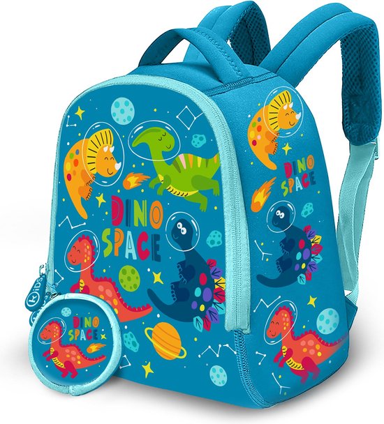 Dinosaurus Peuter/Kleuterrugzak - Neopreen Dino Space - back to school ...