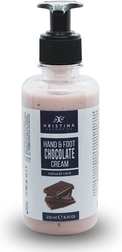Hand&foot chocolate cream - 100% Natural care | bol
