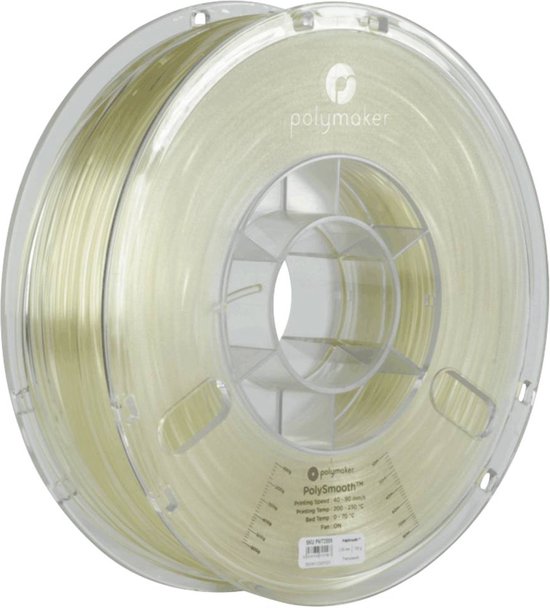 Polymaker PJ01023 PolySmooth Filament PVB Polijstbaar 2.85 mm 750 g Transparant 1 stuk(s) | bol