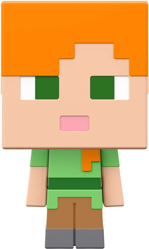 Minecraft Mob Heads Minis Speelfiguur - Poppetje met Oranje Haren | bol
