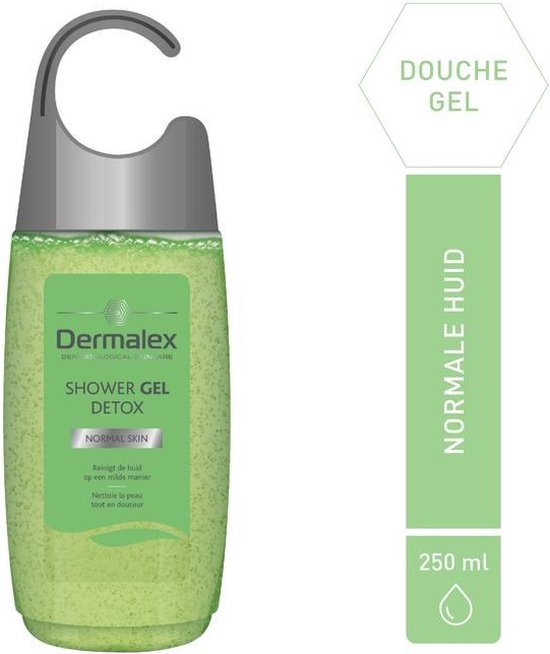 Dermalex Douchegel Detox - Milde reiniging - Zeepvrij - 250ml | bol