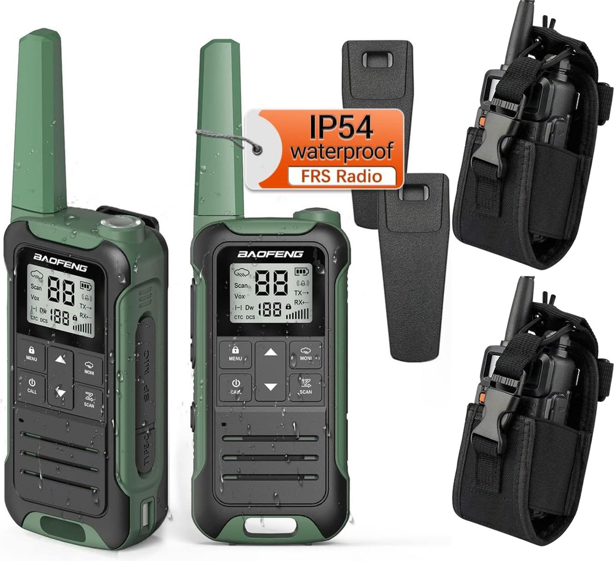 Baofeng Portofoon - Walkietalkie - Walkie talkie voor kinderen ...