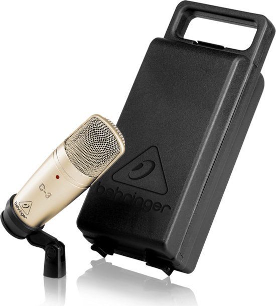 Behringer C-3 microphone à condensateur bullet/cardioïde/Eight ...